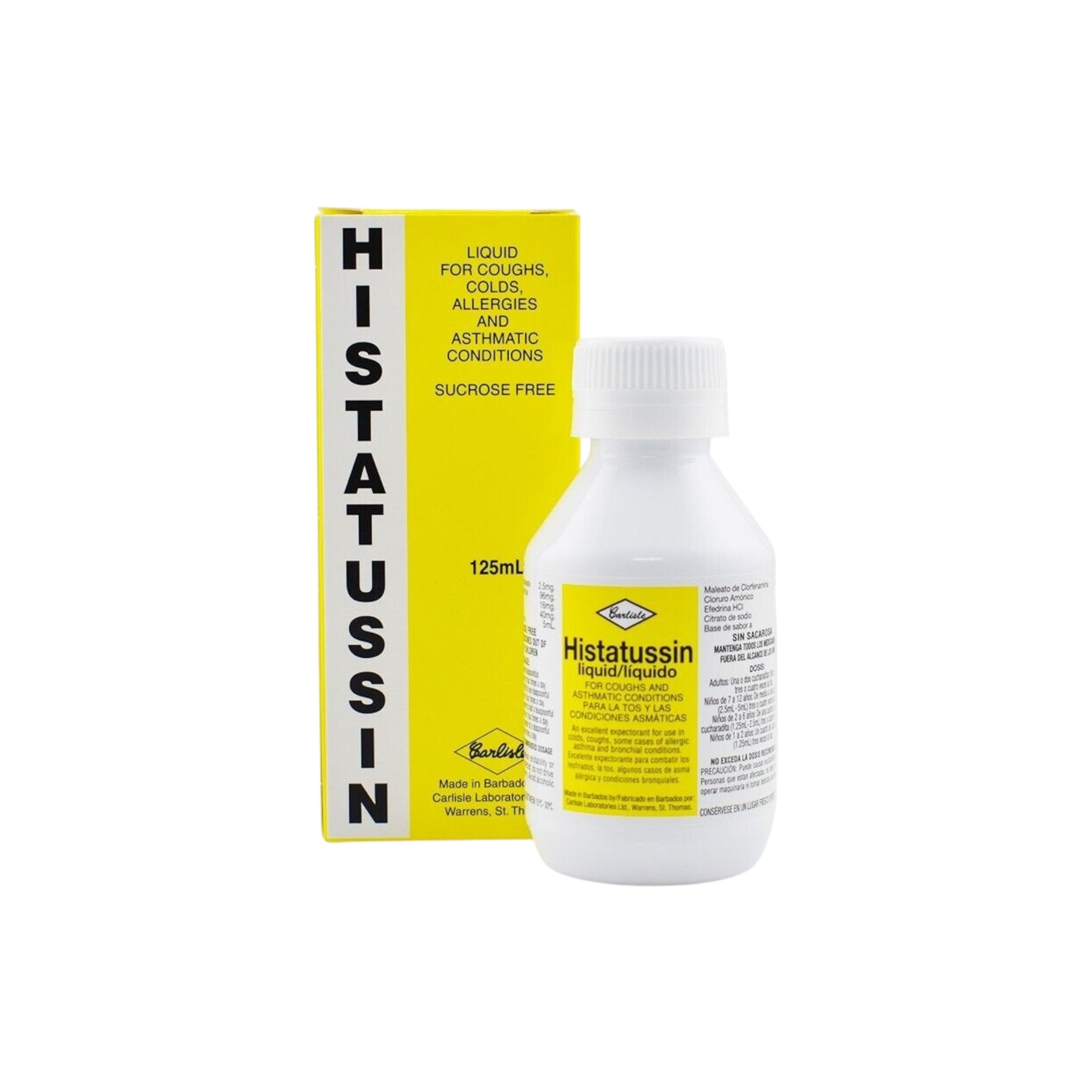 Histatussin Cold & Cough Treatment Syrup 125ml – N&B Jamaican Food Market
